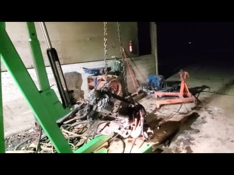 isuzu 3ab1 3 cylinder diesel skid steer engine tear down part 1 - YouTube