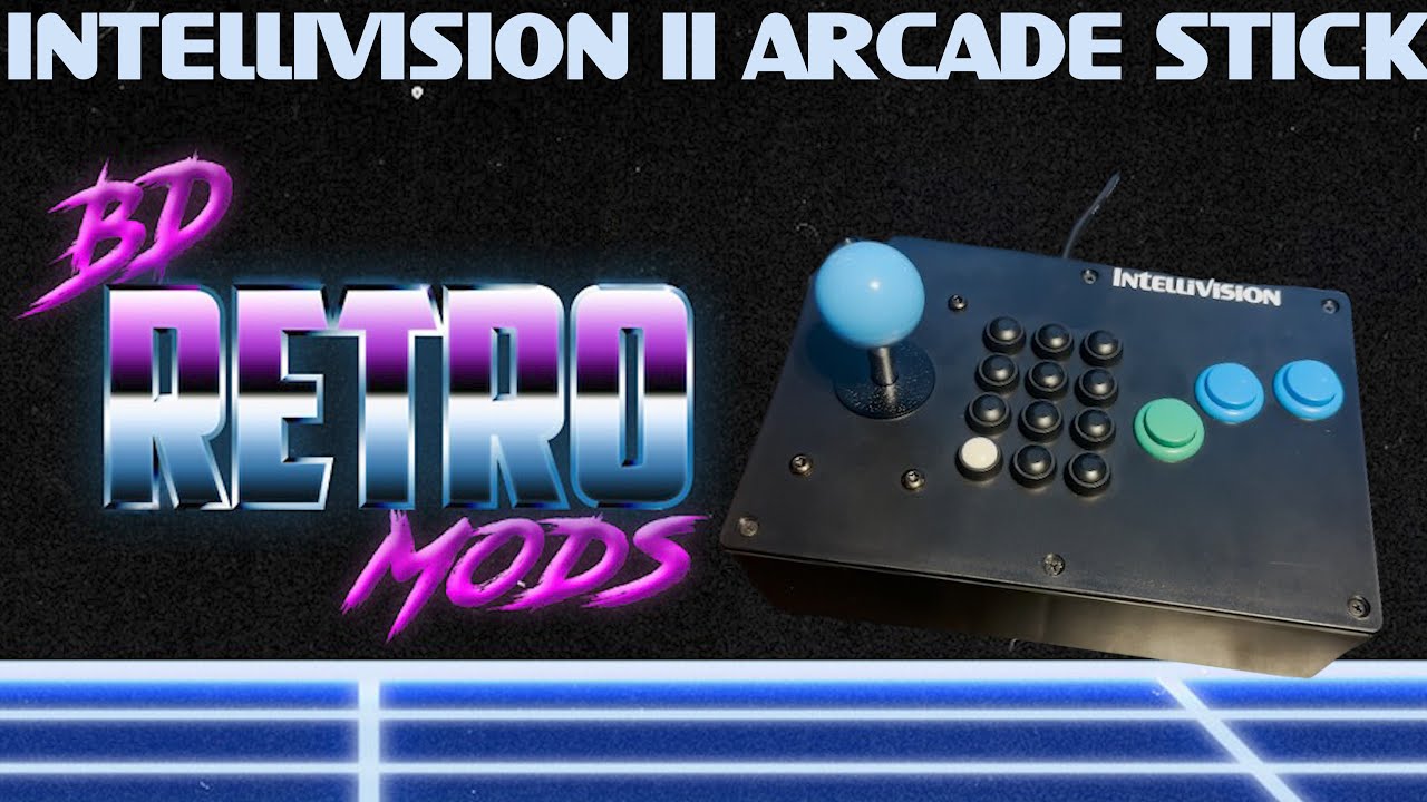 Intellivision II Custom Arcade Style Controller By BD Retro Mods ...
