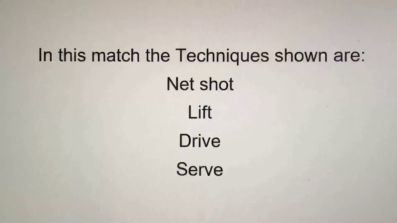 GCSE Badminton - YouTube