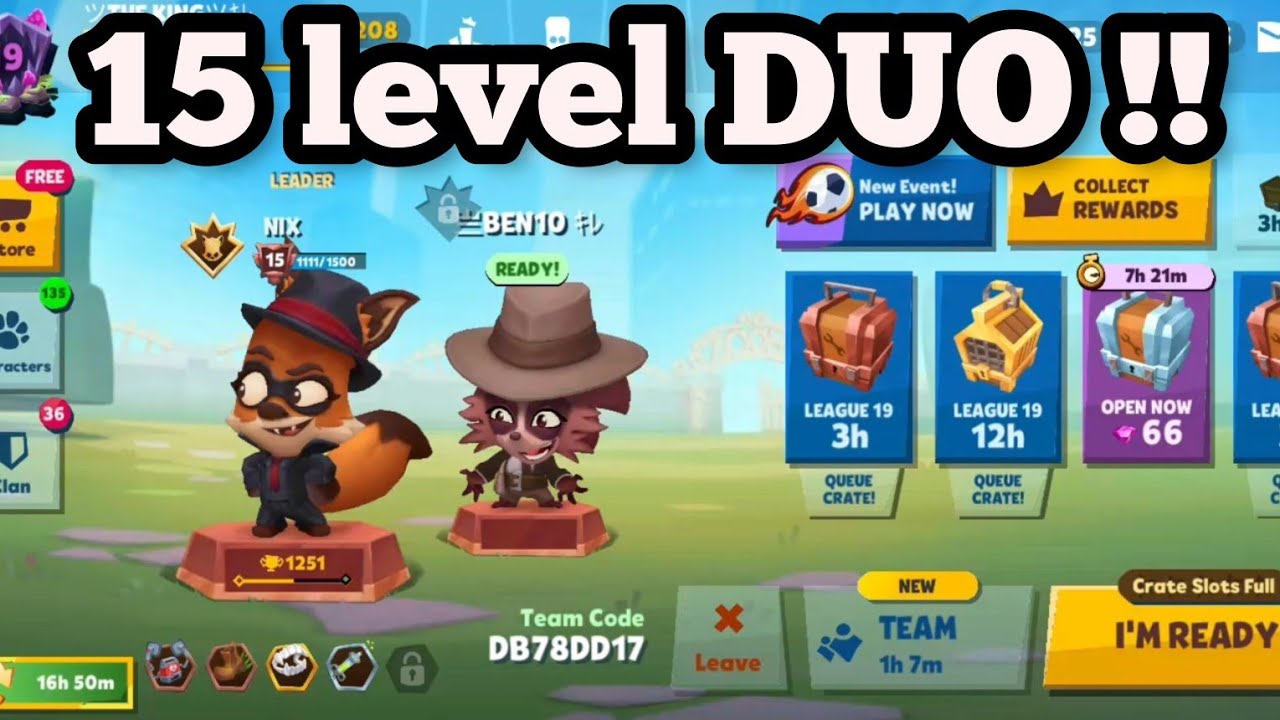 Zooba - 15 level DUO Gameplay |Nix + Edna | @ZoobaZooBattleArena - YouTube