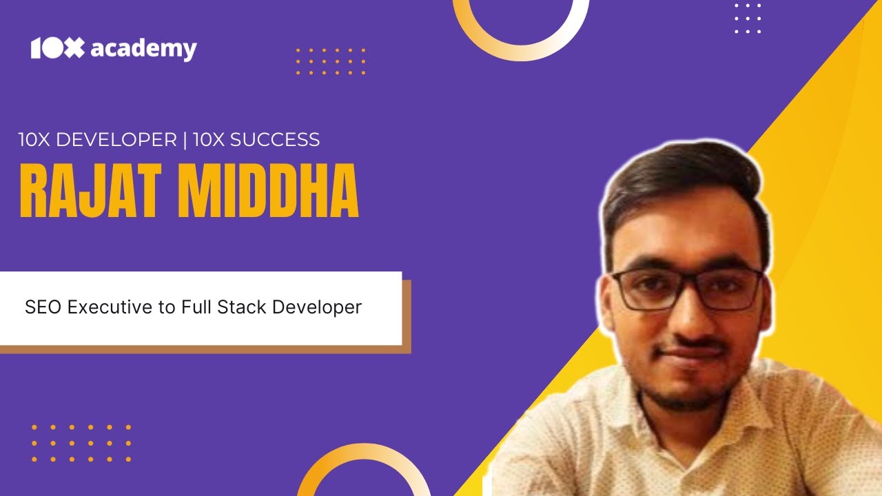 Rajat's Success Story: How He Transitioned from SEO Executive to Full Stack Developer - YouTube