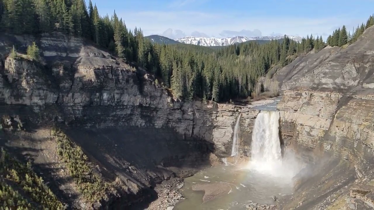 Ram Falls, Alberta - YouTube