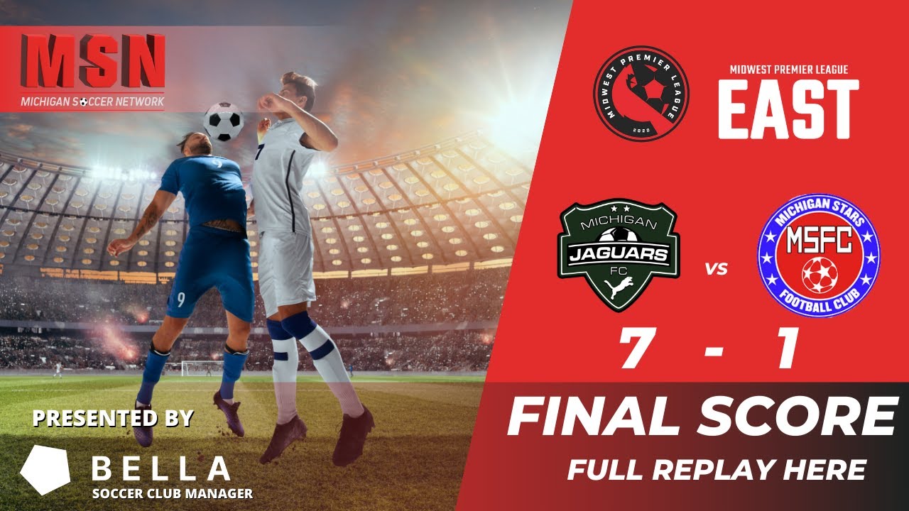 BELLA FOOTBALL presents MICHIGAN JAGUARS vs MICHIGAN STARS - YouTube