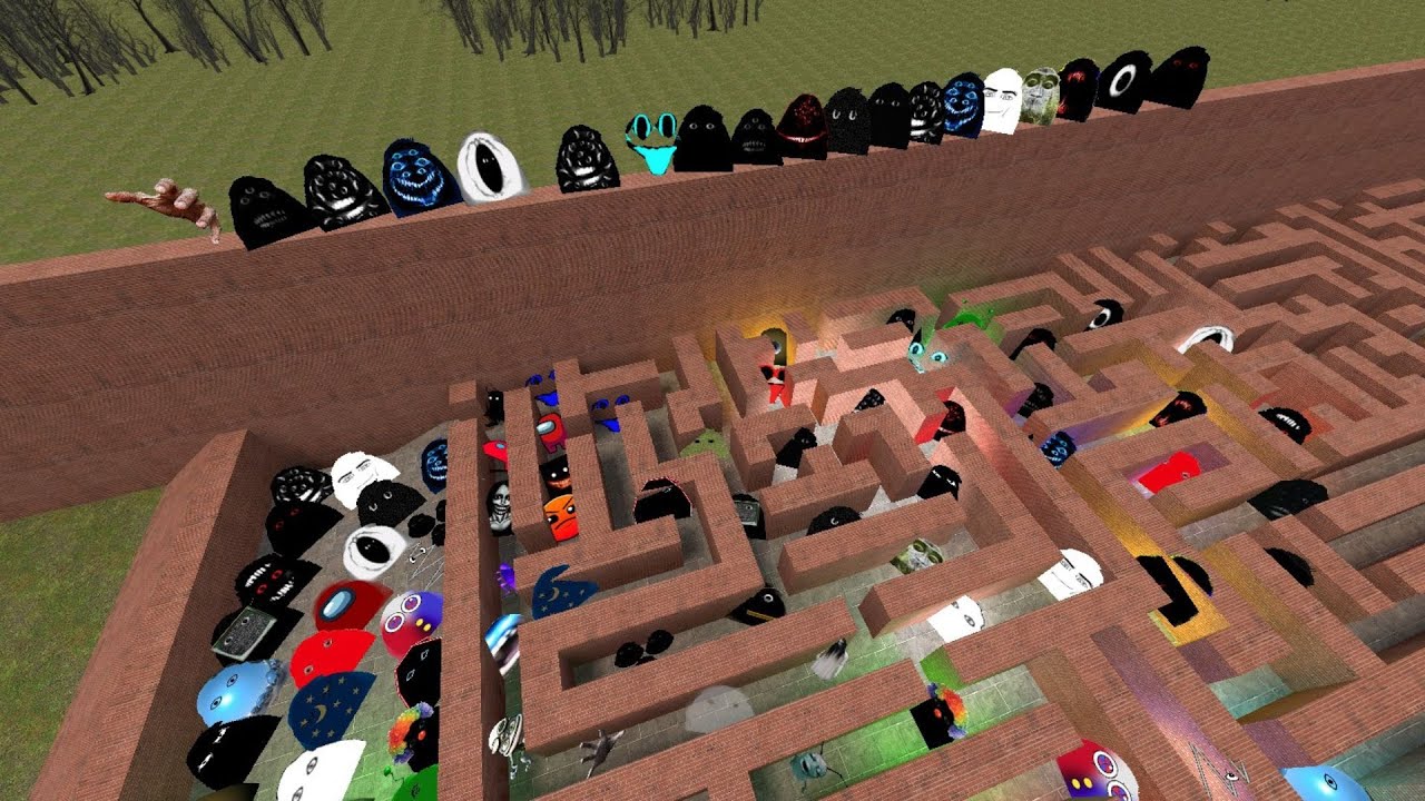 ANGRY MUNCI HAND OF GOD NICO'S NEXTBOTS GMOD #yoshiekumyra #gmod - YouTube