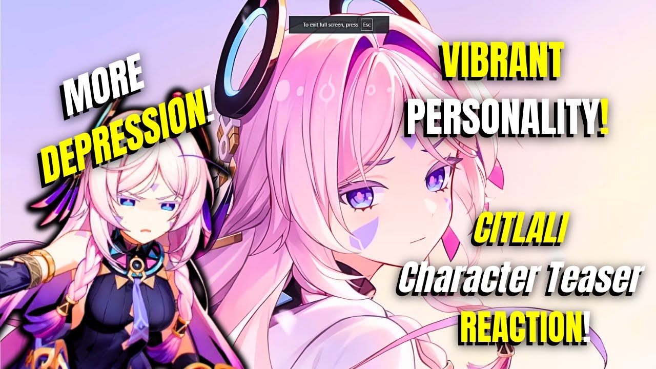 MORE DEPRESSION!! Citlali Character Teaser REACTION! | Genshin Impact ...