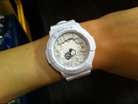 Casio Baby-G BGA131 watch - battery replacement and time setting - YouTube