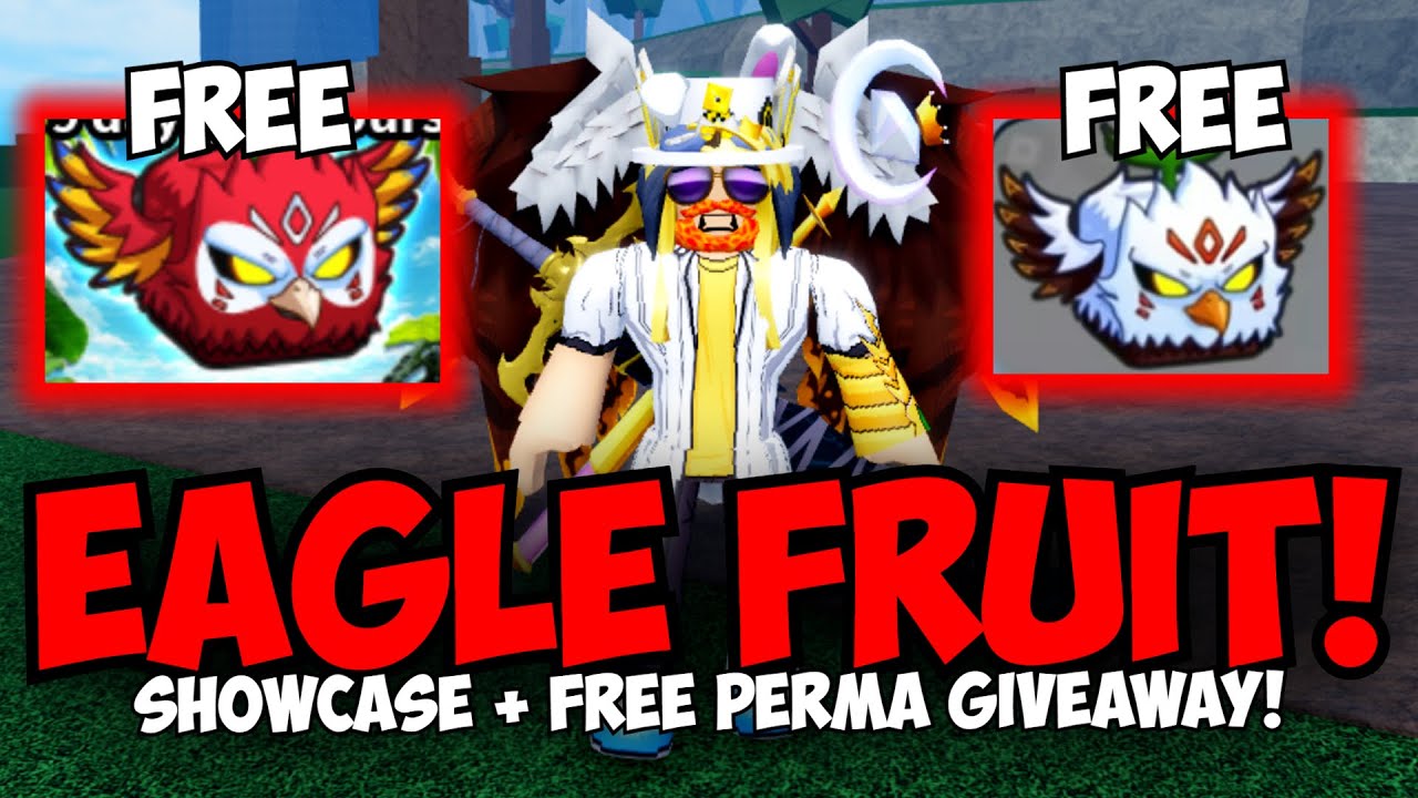 New Eagle & Parrot Fruit Showcase in Blox Fruits New Update + PERMA ...