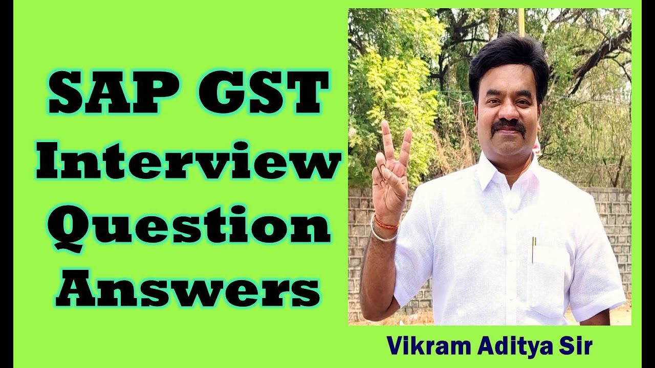 Mastering SAP GST Interview Questions: Expert Answers and Tips - YouTube