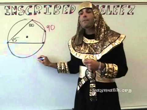 Geometry - Inscribed Angles - YouTube