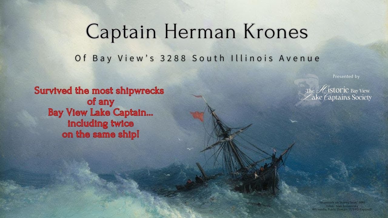 Captain Herman Krones: Survived Three Shipwrecks, Including Two On the ...