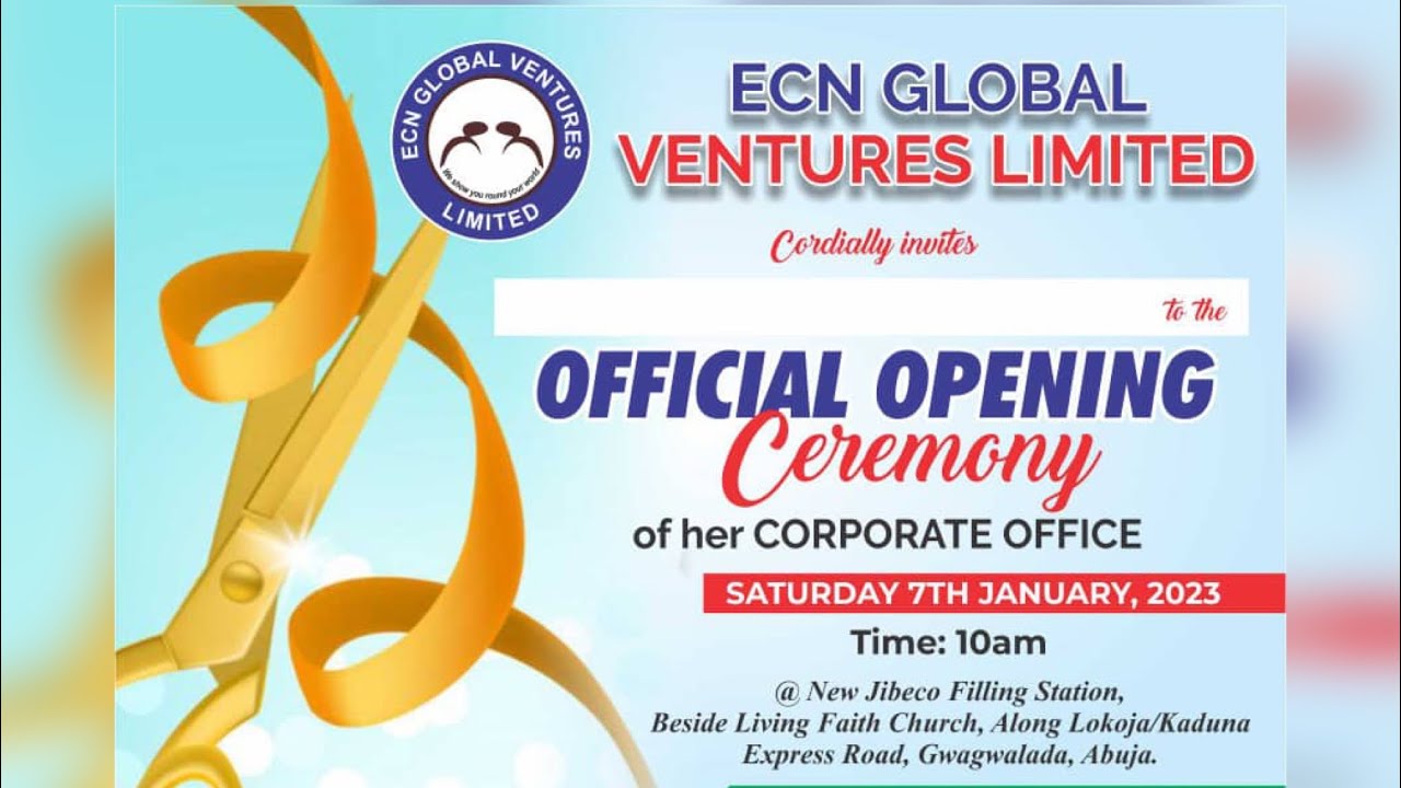 Official Opening Ceremony of ECN Global Ventures Ltd. Corporate Office ...