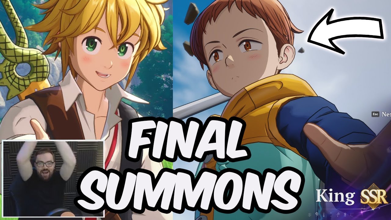 FINAL 250X SUMMONS FOR SSR KING [GODLY LUCK] - SEVEN DEADLY SINS ...
