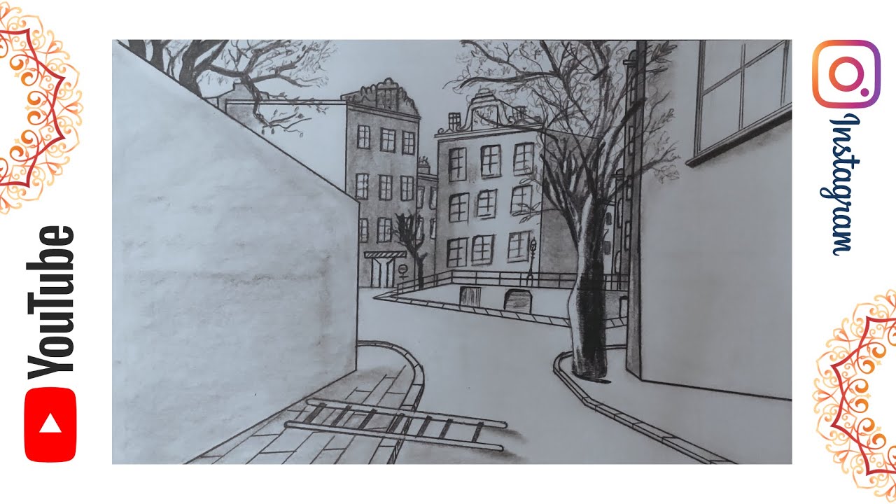 शहर की गलियां | city streets | The paintbrush life work | Prospective ...