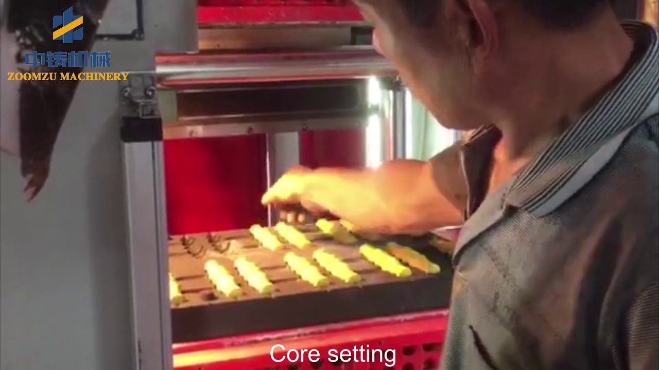 Automatic green sand moulding machine for foundry - YouTube