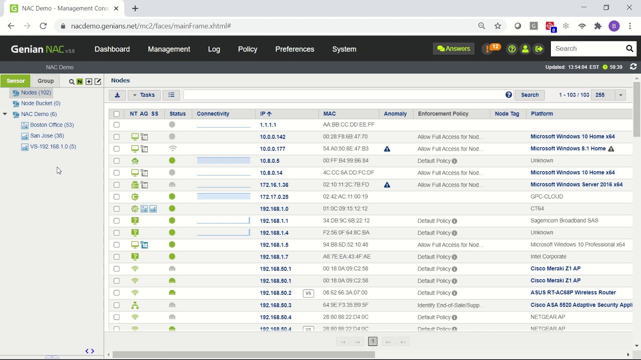 Genian NAC 5.0.39 - Agent Windows Network Sensor Plugin - YouTube