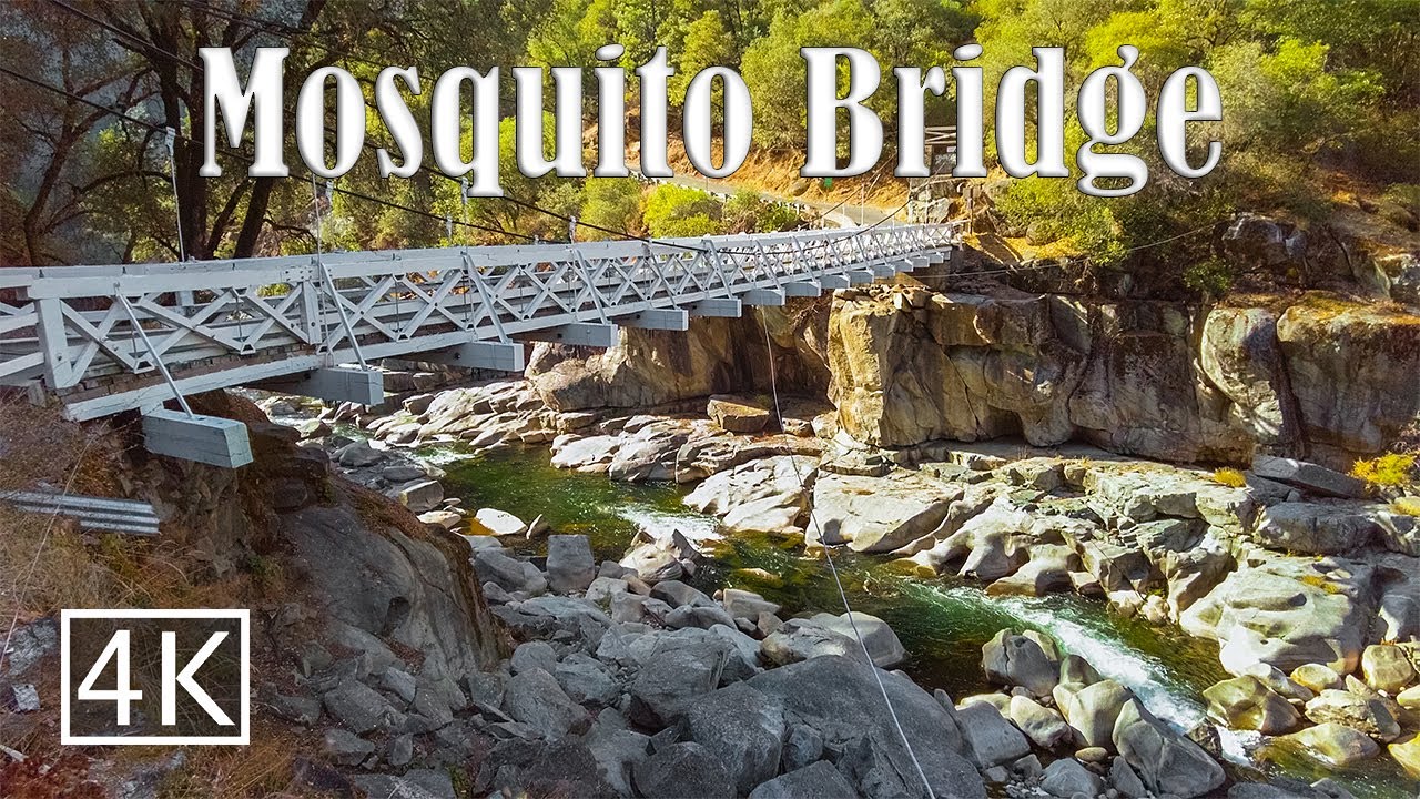 [4K] Dangerous Suspension Bridge in California - YouTube