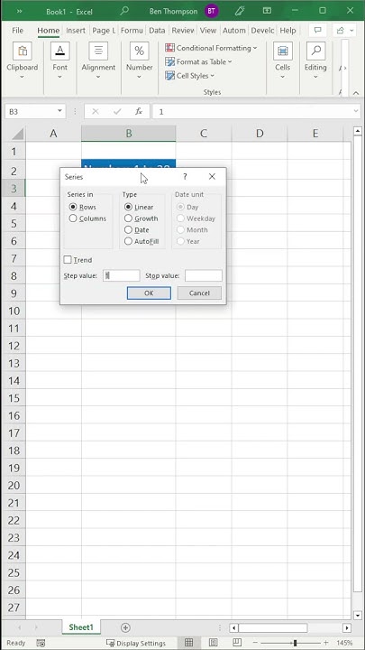 Serial Number In Excel Shortcut Shorts Youtube