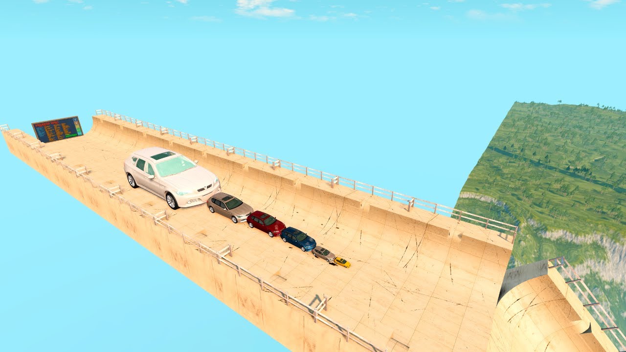 Small to Gaint Cars vs Gaint Ramp-BeamNG.Drive - YouTube