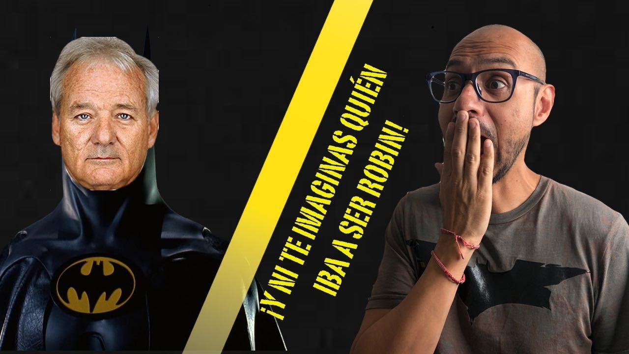 ¡BILL MURRAY IBA A SER BATMAN! #batmanday - YouTube