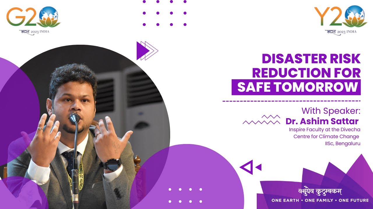 Dr. Ashim Sattar's Idea of a warning system to Minimize the Risks of Disasters | Y20 ...