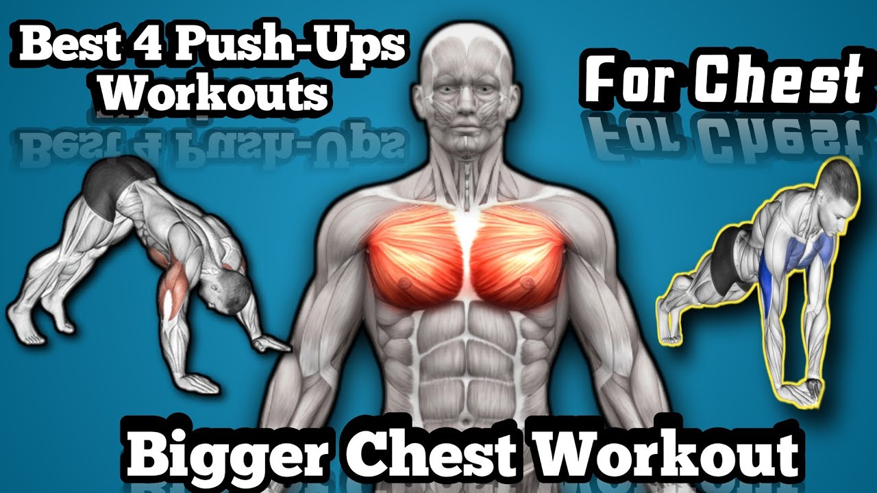 Chest grow karne k liye best 4 Push-Ups workout || How To Get Bigger ...