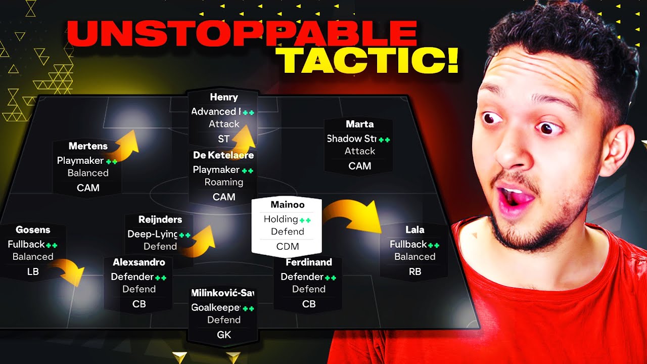 *Post Patch* UNBREAKABLE META Tactics! Best 4231 Custom Tactics FC 25 ...