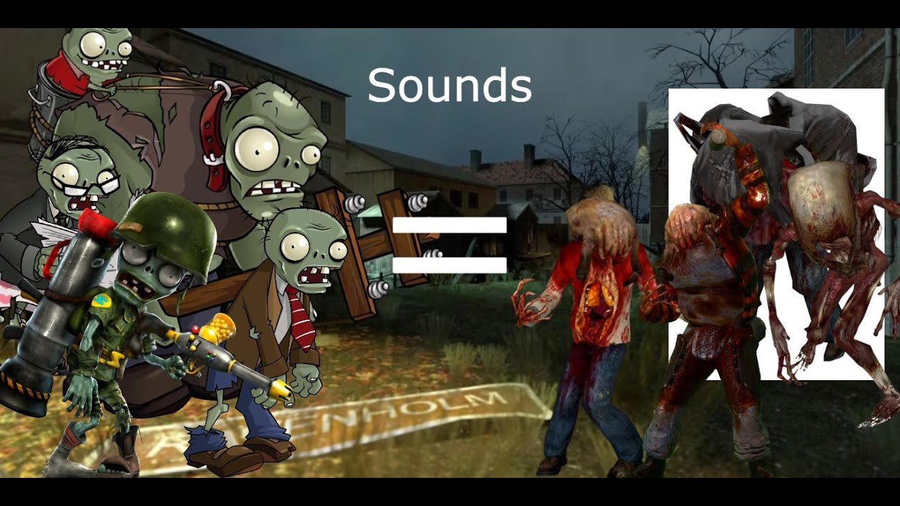Plants vs zombies Zombie Sounds for headcrab zombies Half life 2 mod ...