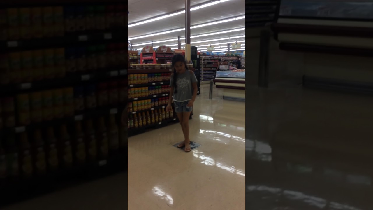 She was dancing with the music - YouTube