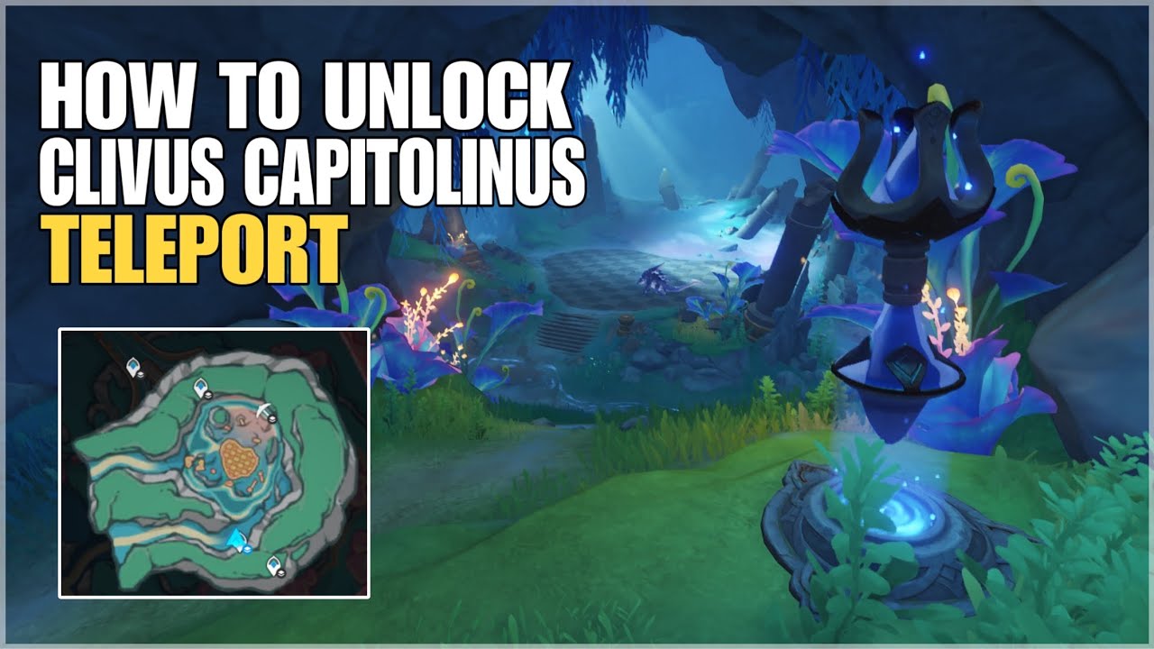 How to unlock Clivus Capitolinus Teleport Waypoint Genshin Impact 4.6 ...