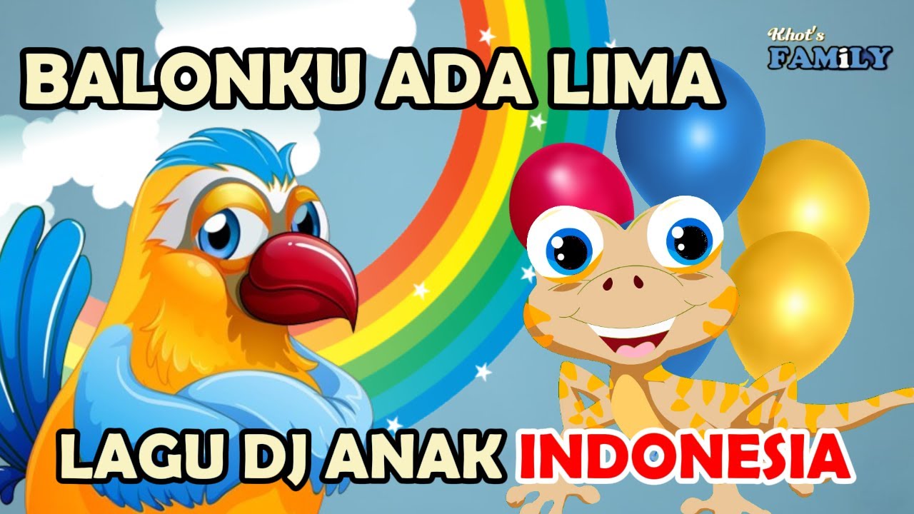 Balonku Ada Lima- Lagu Anak Anak - Lagu Anak Indonesia Populer ...