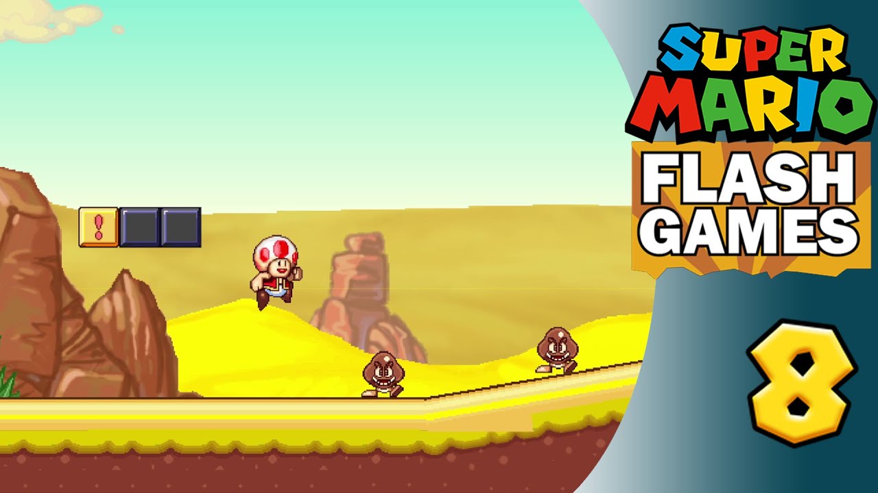 Super Mario Flash Games - Part 8 - Toad's Abenteuer - YouTube