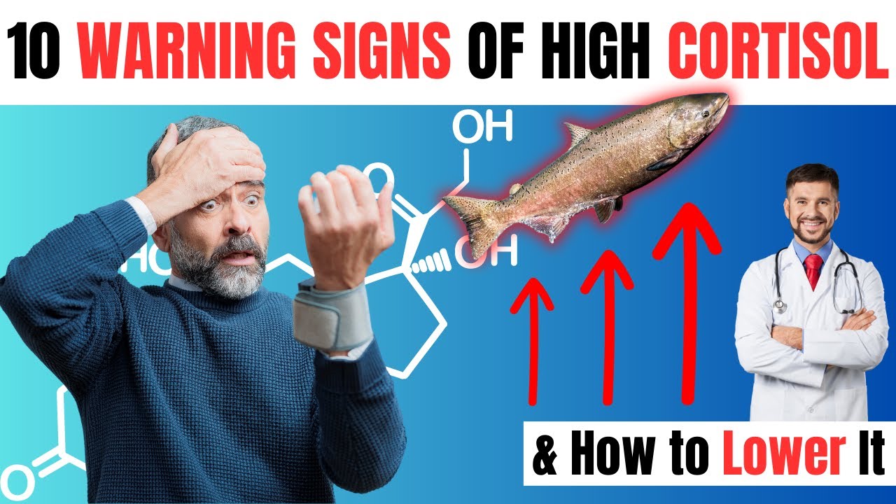 10 Warning Signs of High CORTISOL Levels & How to Lower Them - YouTube