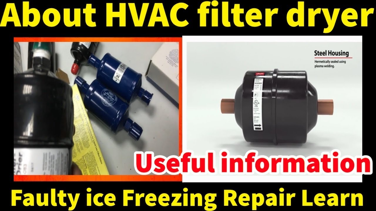 Very useful Central AC filter Driver block after too much ice making ...