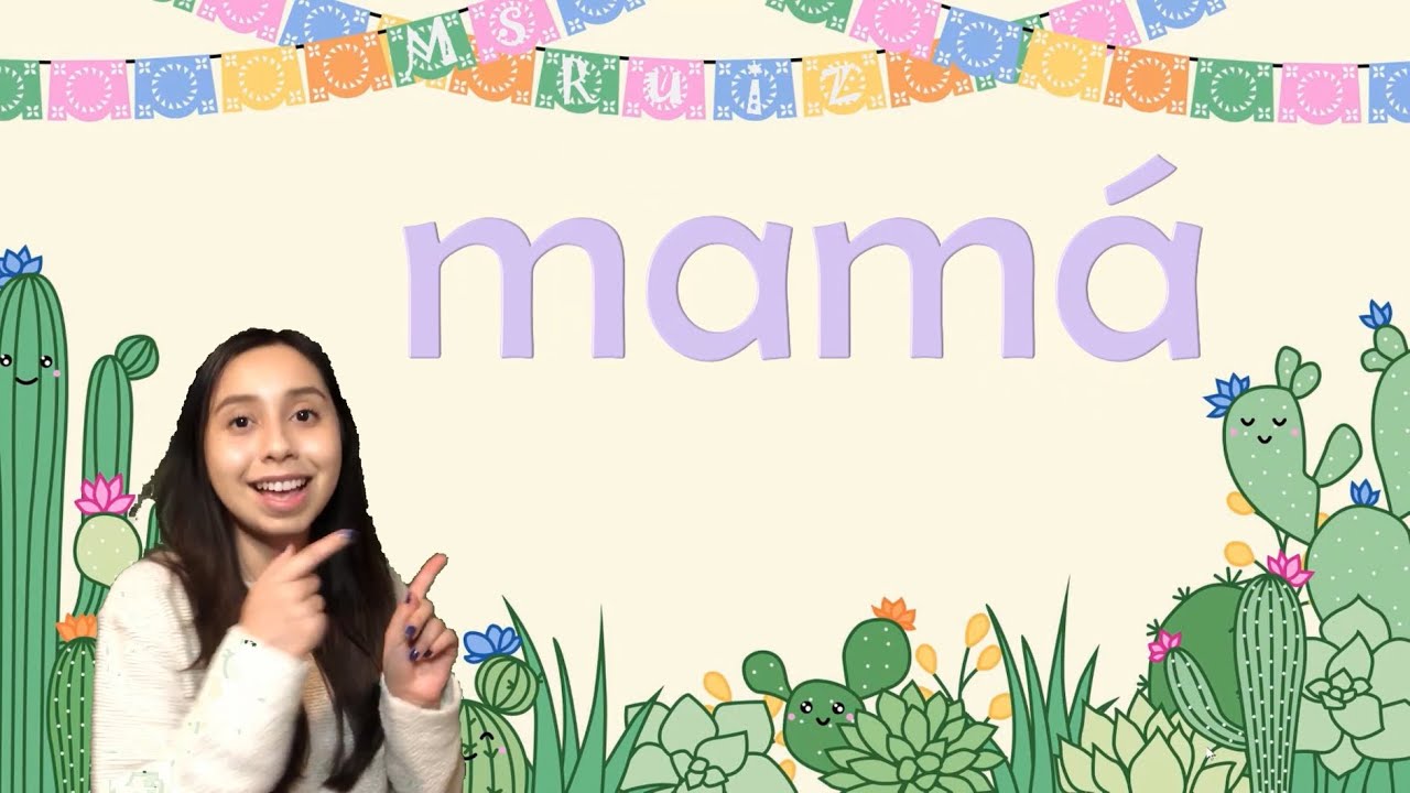 Palabras de uso frecuente canción ( mamá ) Kindergarten Sight Word Song ...