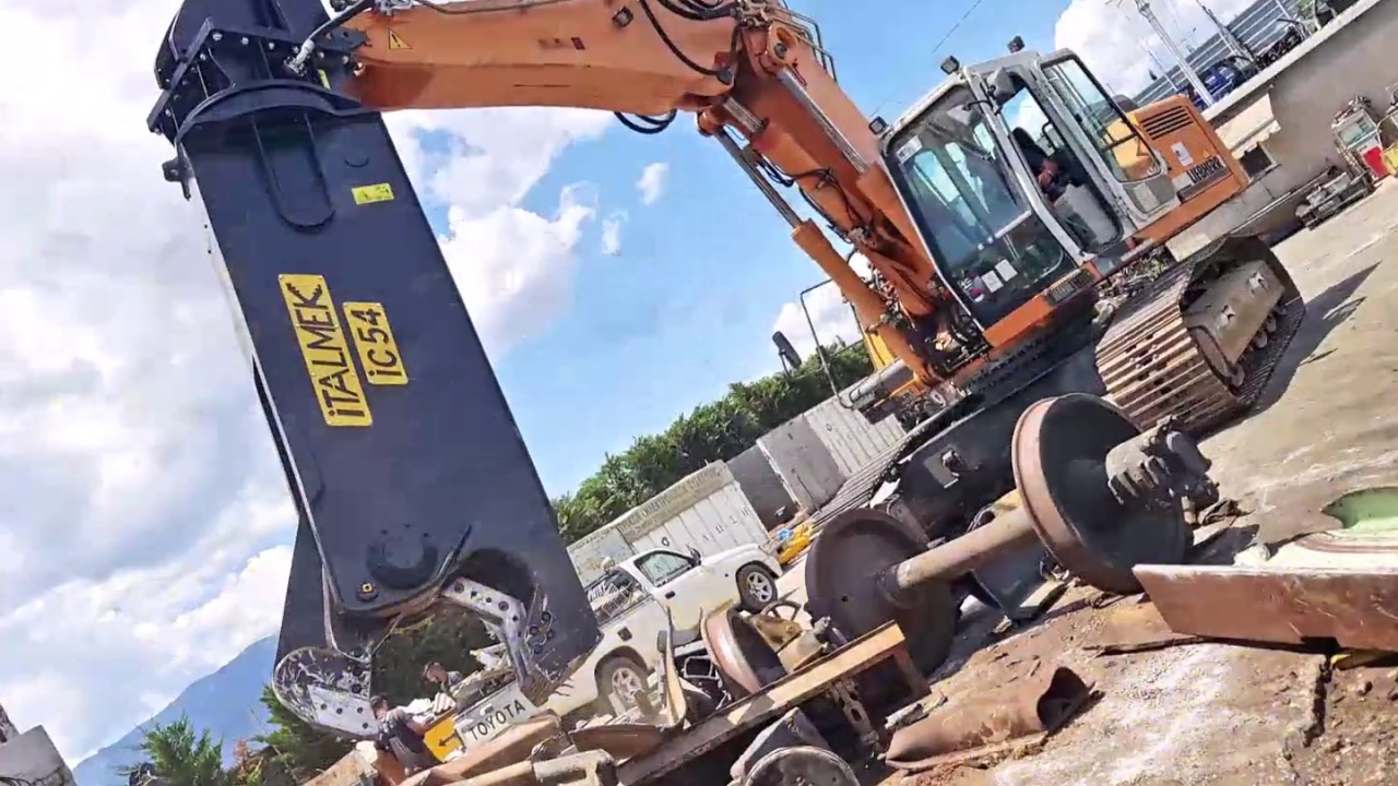 Greece: iTALMEK iC54, mounting on Liebherr and delivery test - YouTube