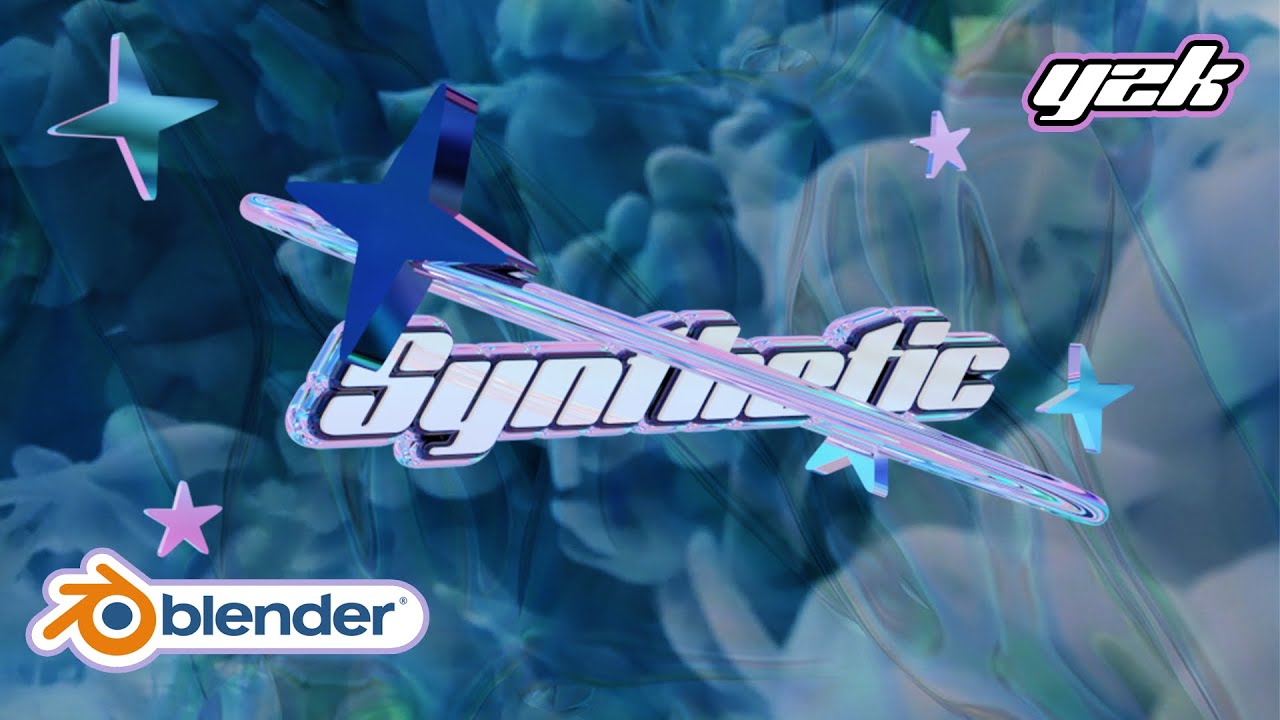 Iridescent Y2K Logo In Blender (Beginner Friendly) - YouTube