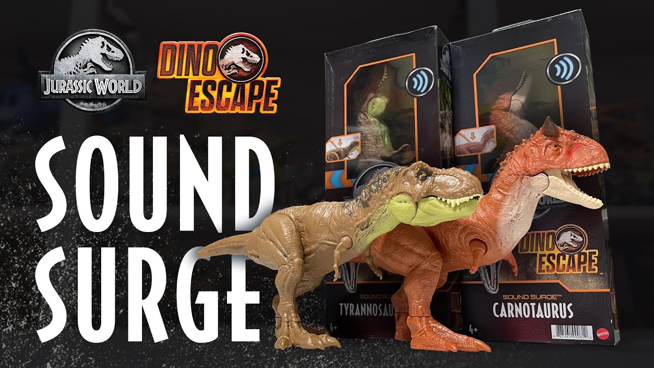 UNBOXING Jurassic World Sound Surge Electronic Toys - Dino Escape by ...