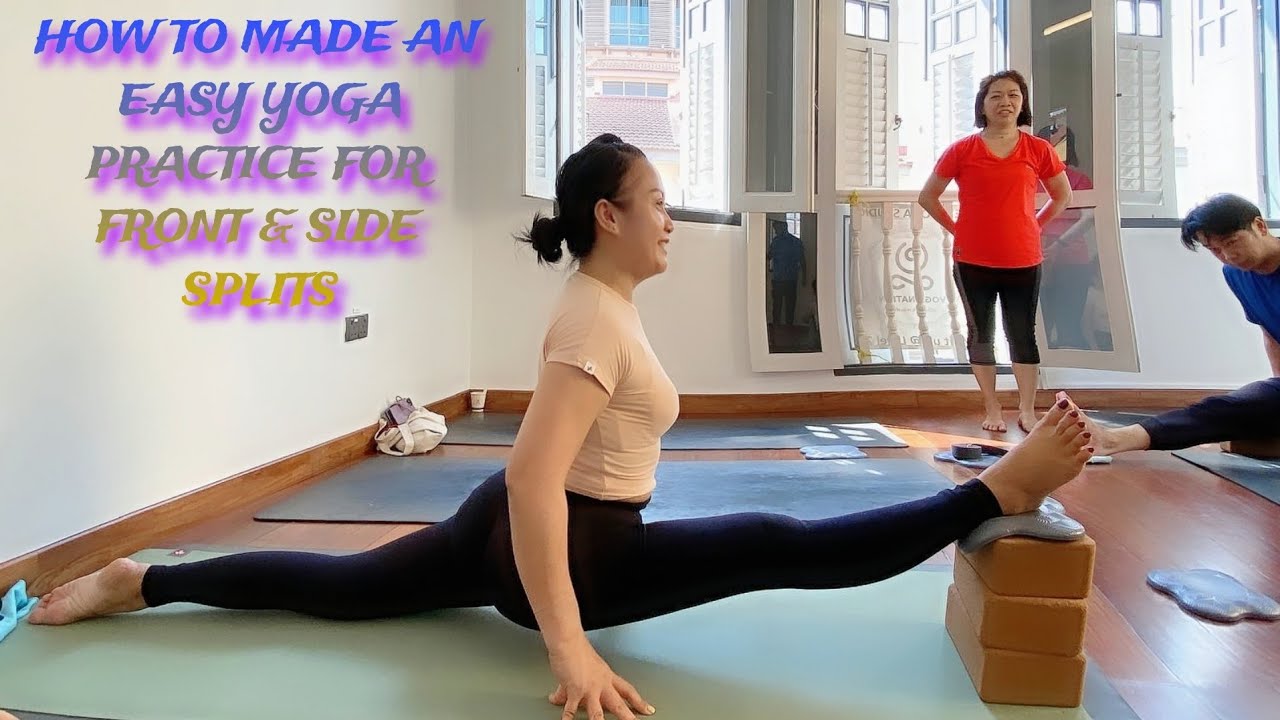 HOW TO HAVE FLEXIBLE HANUMANASANA(SPLIT POSE) / SAMAKONASA (SIDE SPLIT ...