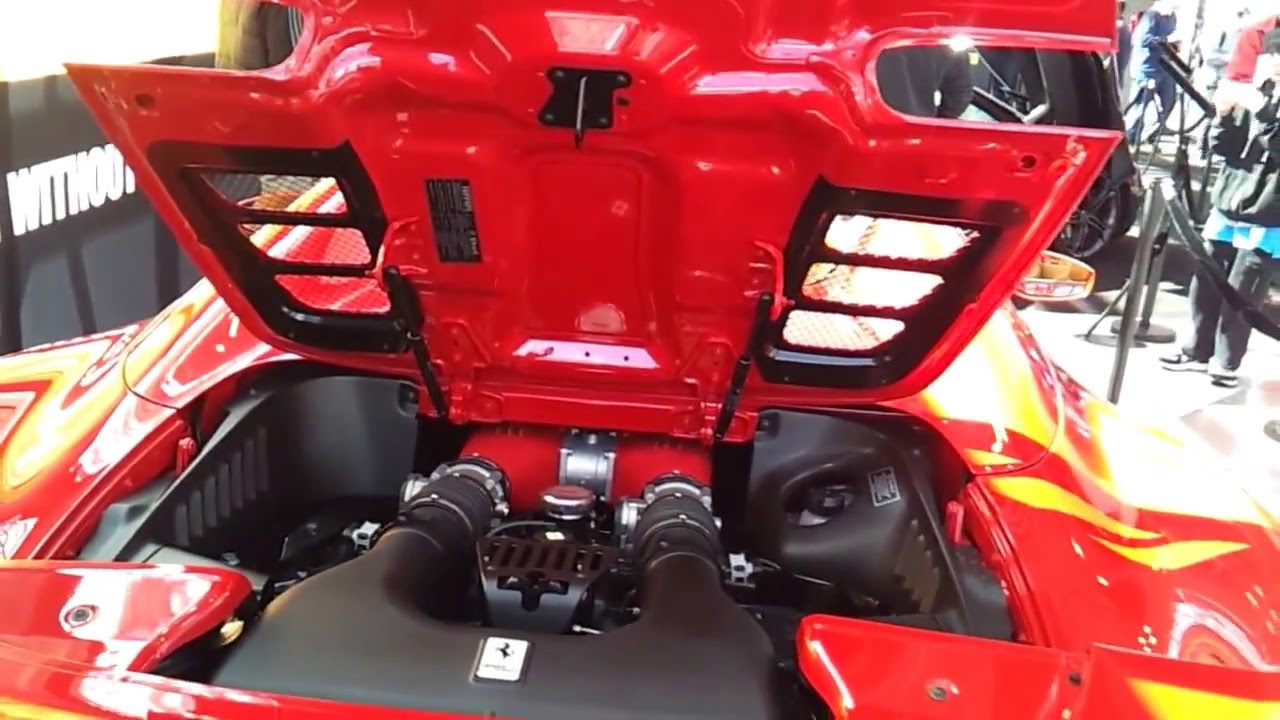 Ferrari 458 Engine Bay HD Quick Look 2013 #Ferrari #Engine - YouTube