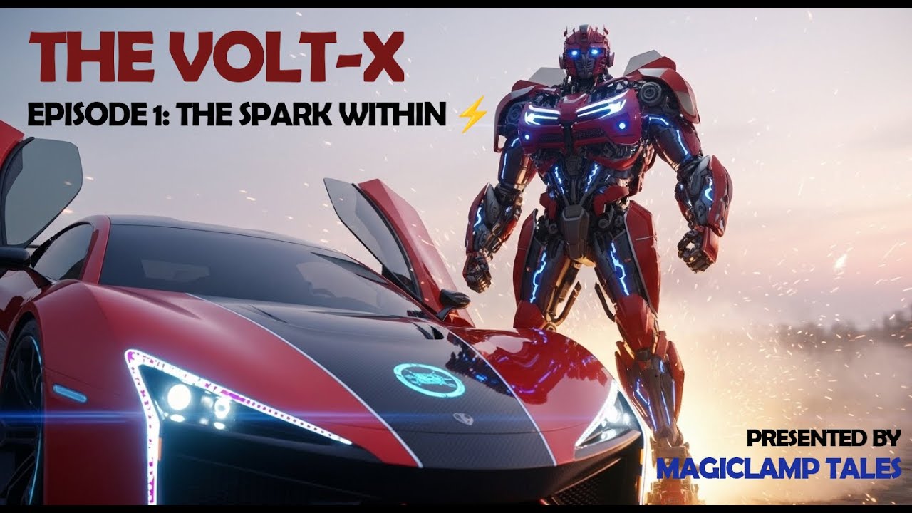 THE VOLT-X — Ep 1: The Spark Within ⚡| Robot Hero | Short Film | 3D AI ...