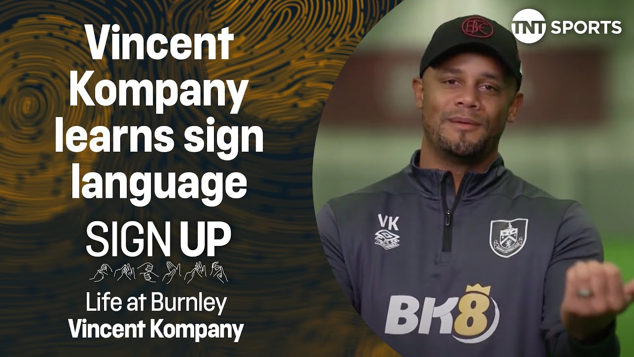 Sign Up - Into Football | Burnley boss Vincent Kompany learns British ...