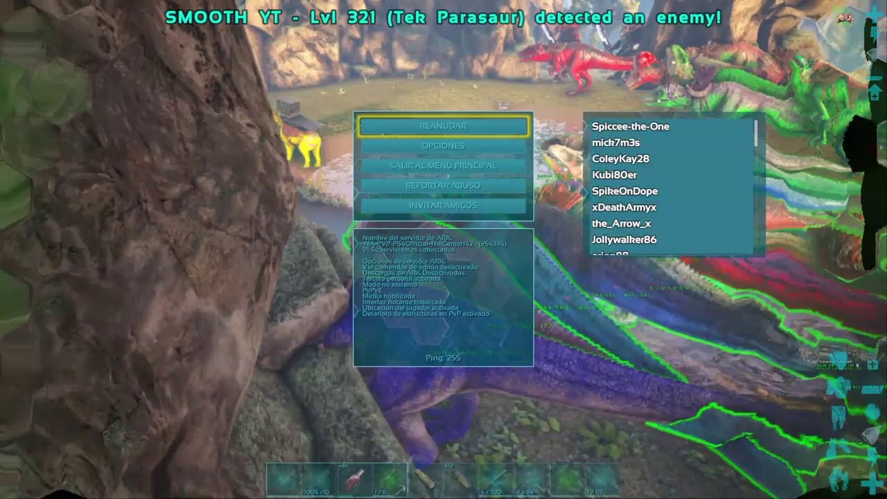 ARK Ezzbh255 Defense favorite..DMHD- Ddos ddos SC in mi server - YouTube