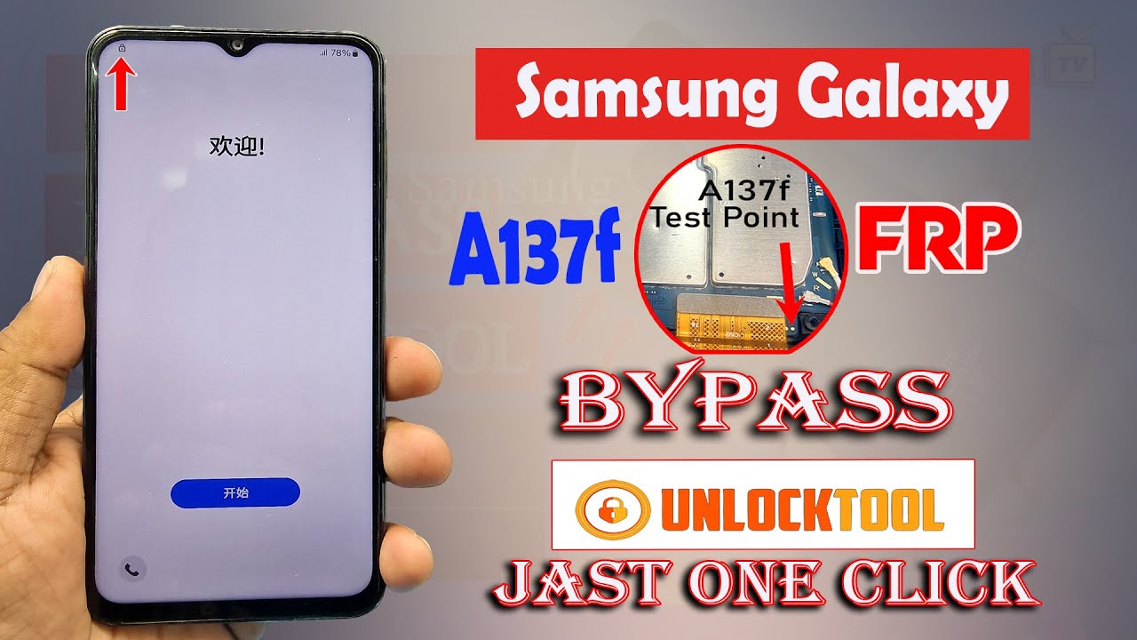 Samsung Galaxy A137f Frp Bypass Unlock Tool 100% Done - YouTube