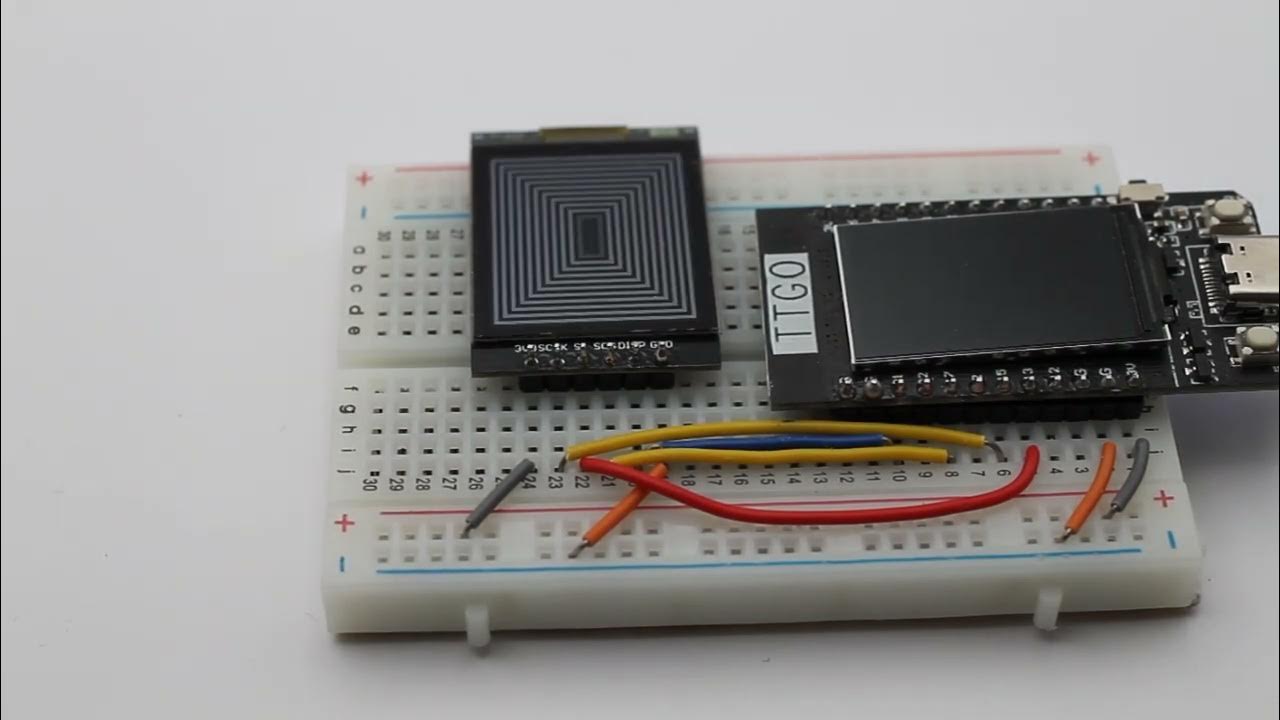 Sharp 1.26" Ultra-Low Power 144x168 Memory LCD (Demo) - YouTube