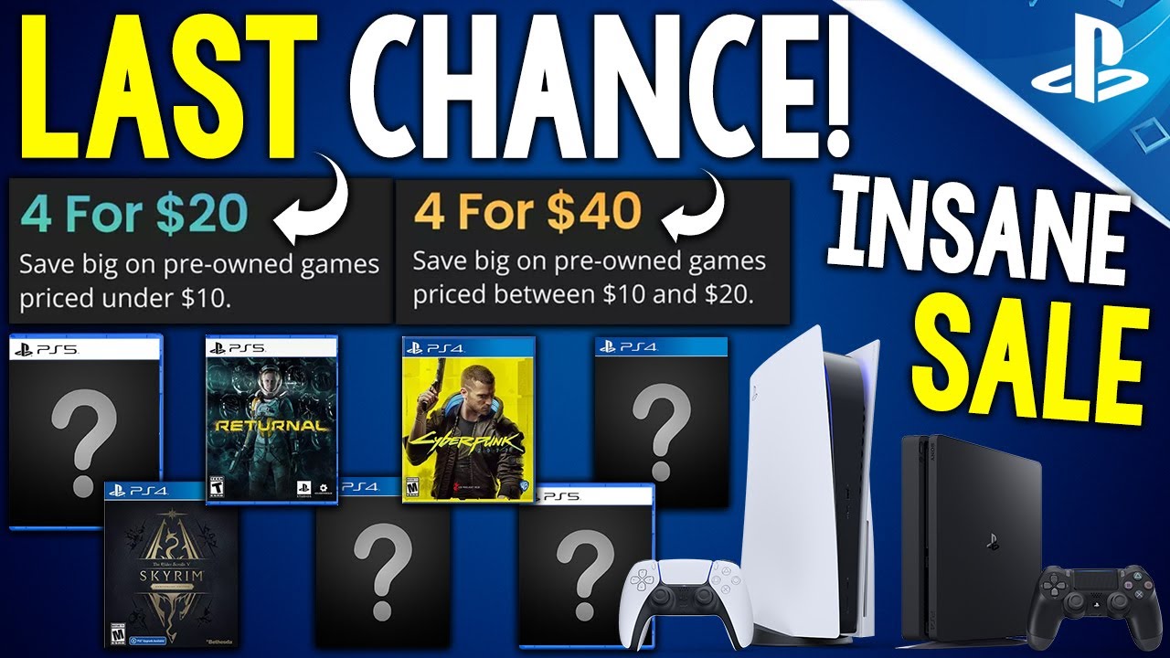 LAST CHANCE for this INSANE PS4/PS5 Sale! Get Great Games SUPER CHEAP ...