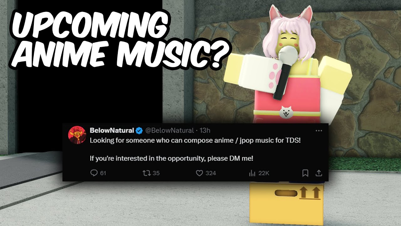 UPCOMING ANIME MUSIC IN TDS? | Tower Defense Simulator | ROBLOX - YouTube