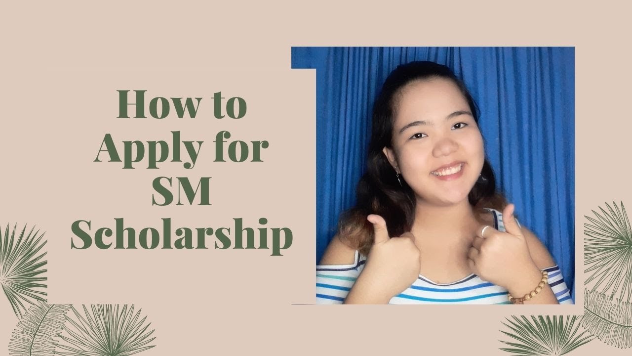 How To Apply For SM Scholarship - YouTube