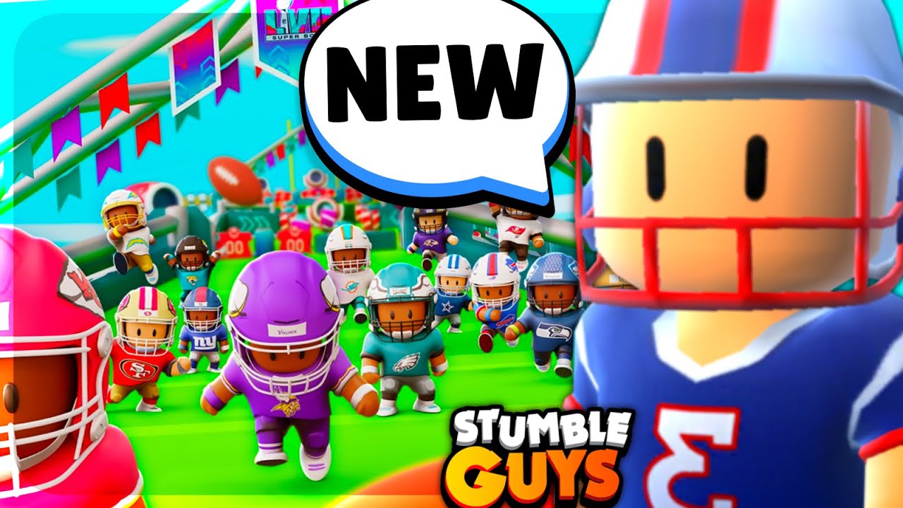NUOVA MAPPA SUPER BOWL SCRAMBLE su STUMBLE GUYS!!! - Stumble Guys - YouTube