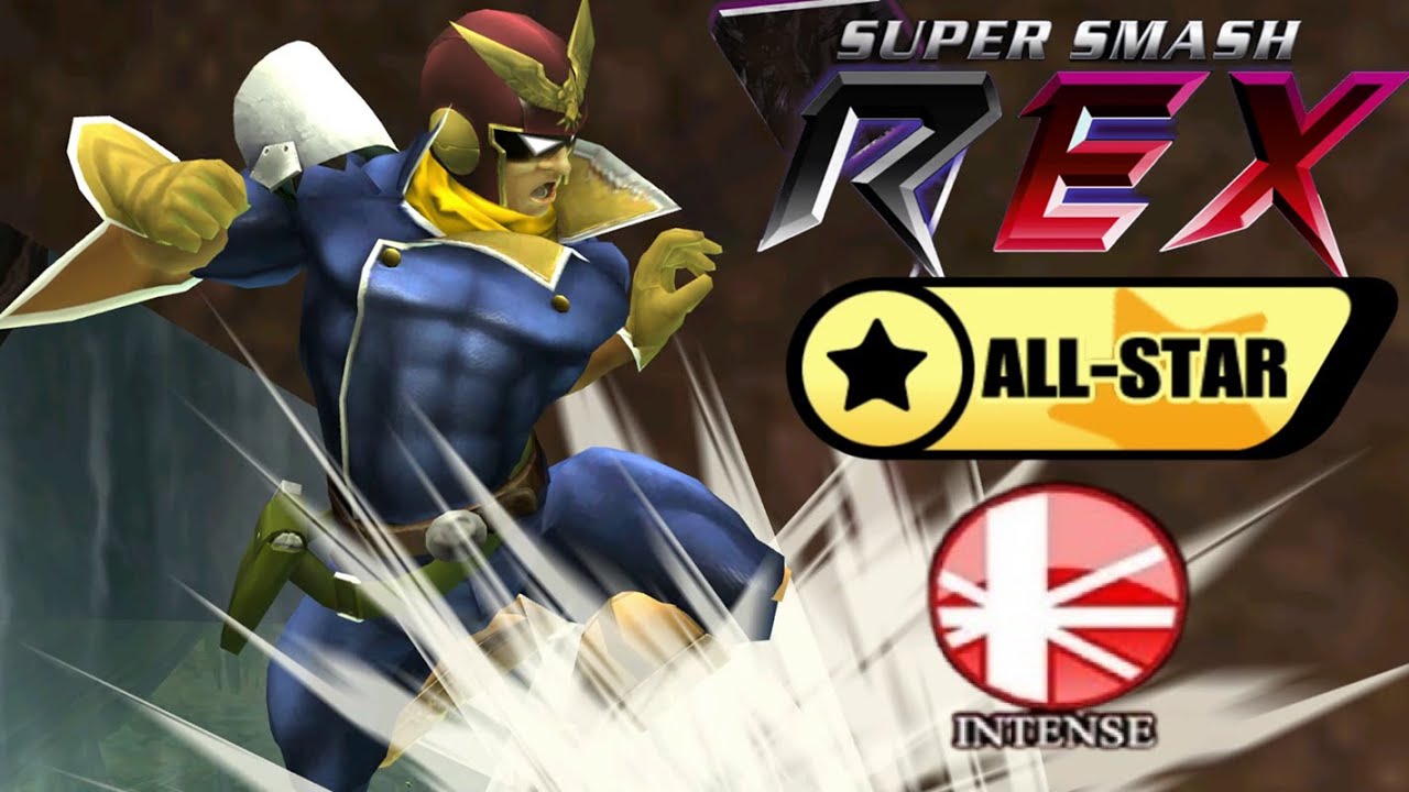 Super Smash REX Gameplay - All Star Mode with Captain Falcon (Intense ...