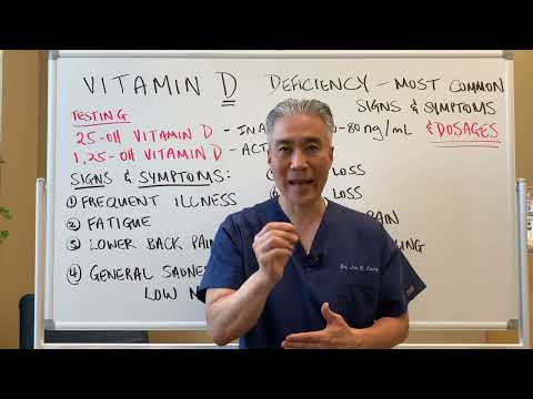 Vitamin-D-Mangel – die häufigsten Anzeichen und Symptome sowie Dosierung 🌞🌞